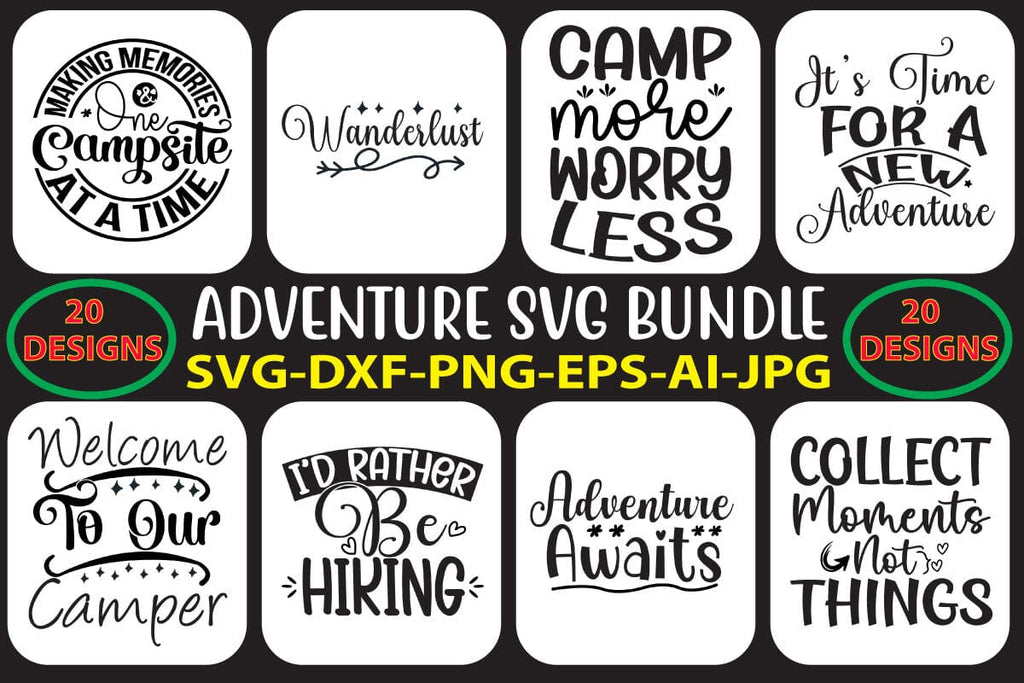 Adventure SVG Bundle - So Fontsy