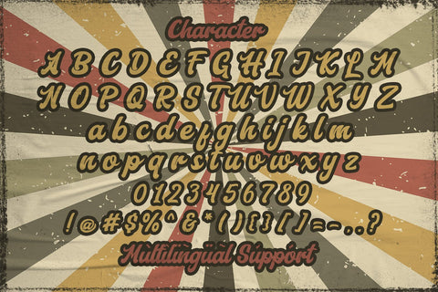 Aerillyo - Retro Bold Script Font - So Fontsy