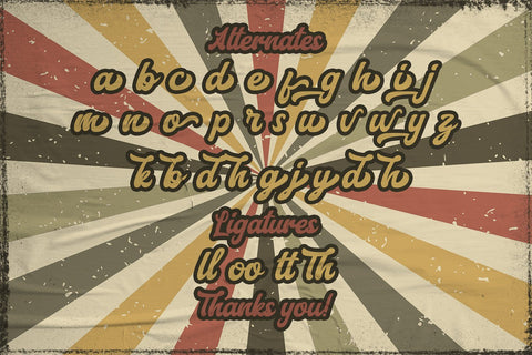 Aerillyo - Retro Bold Script Font - So Fontsy