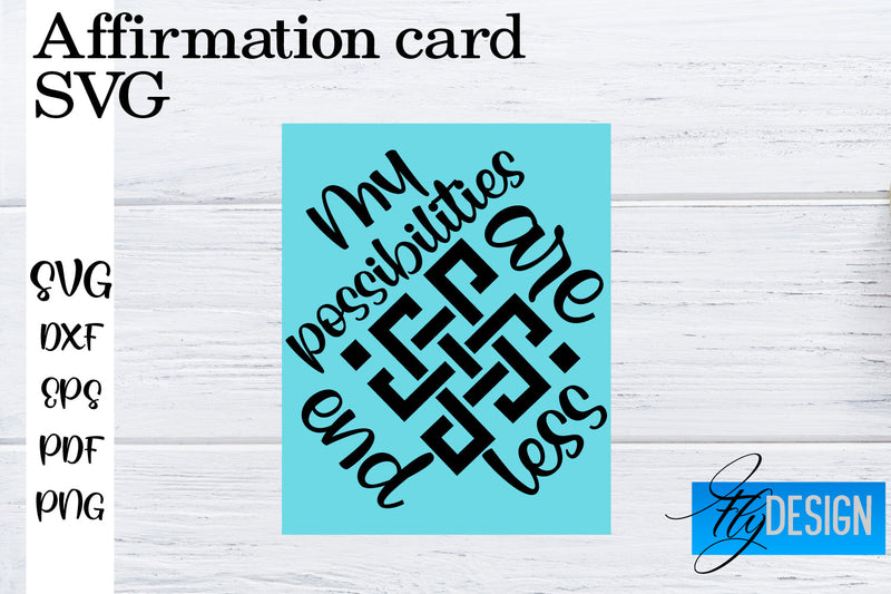 Affirmation Cards SVG | Positive Affirmation SVG - So Fontsy