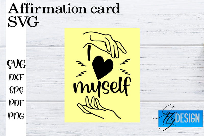 Affirmation Cards SVG | Positive Affirmation SVG - So Fontsy