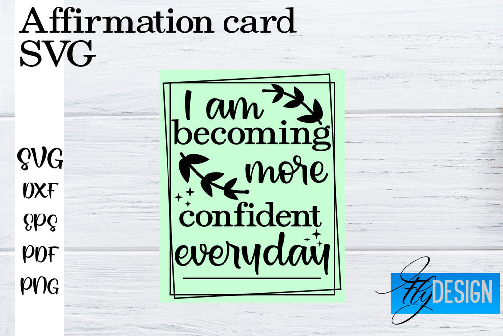 Affirmation Cards SVG | Positive Affirmation SVG - So Fontsy