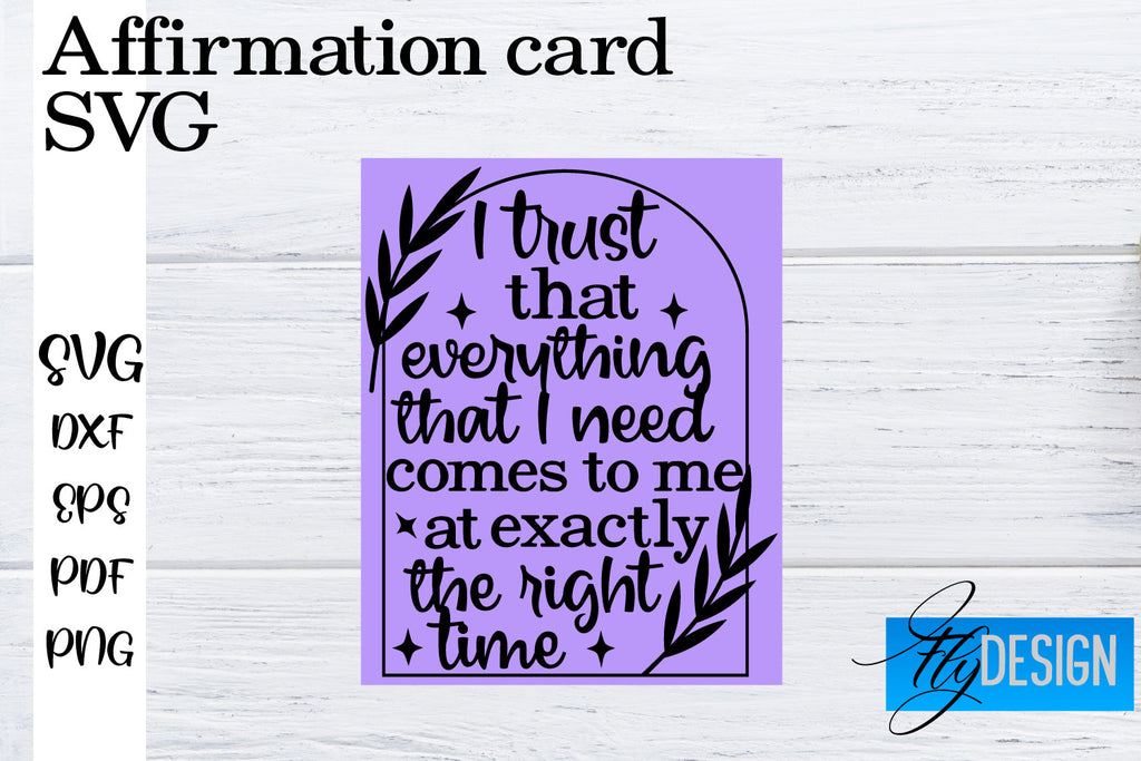 Affirmation Cards SVG | Positive Affirmation SVG - So Fontsy