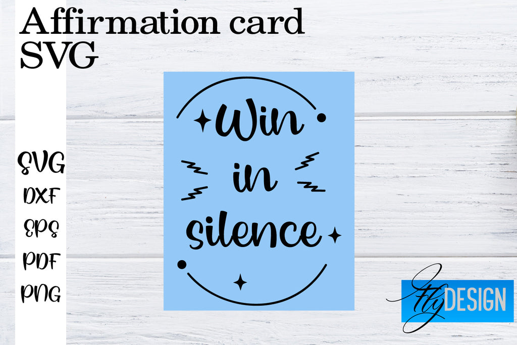 Affirmation Cards SVG | Positive Affirmation SVG - So Fontsy