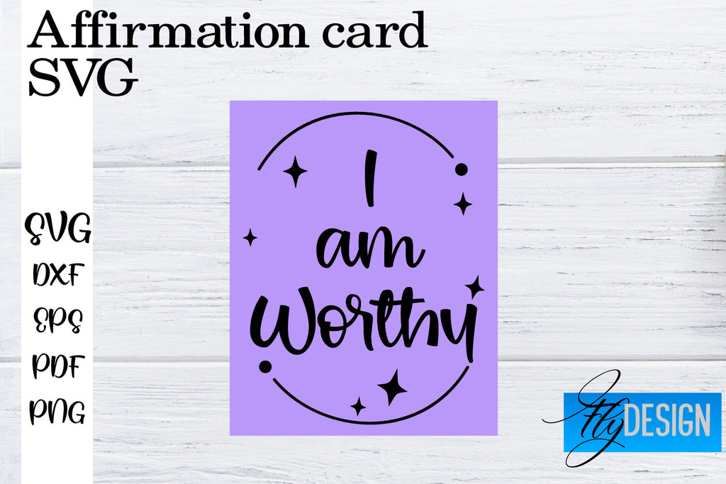 Affirmation Cards SVG | Positive Affirmation SVG - So Fontsy