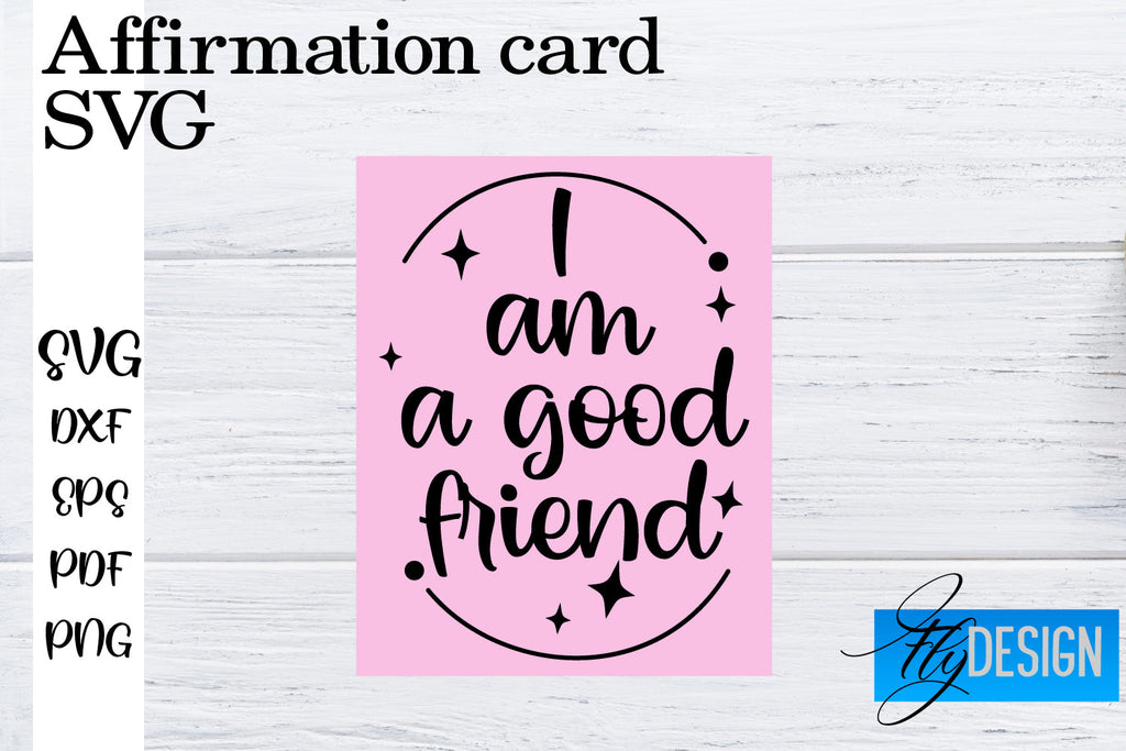 Affirmation Cards SVG | Positive Affirmation SVG - So Fontsy