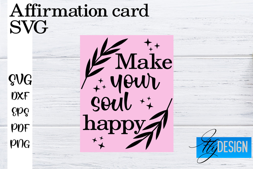 Affirmation Cards SVG | Positive Affirmation SVG - So Fontsy