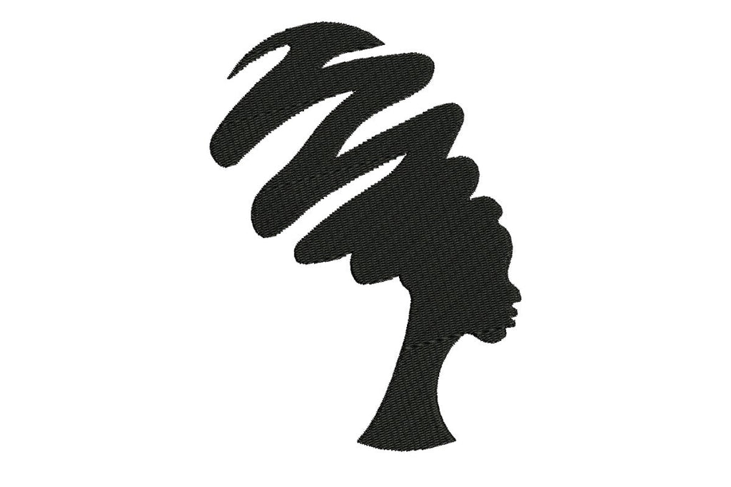 African Women Embroidery Design. American Women Embroidery File - So Fontsy