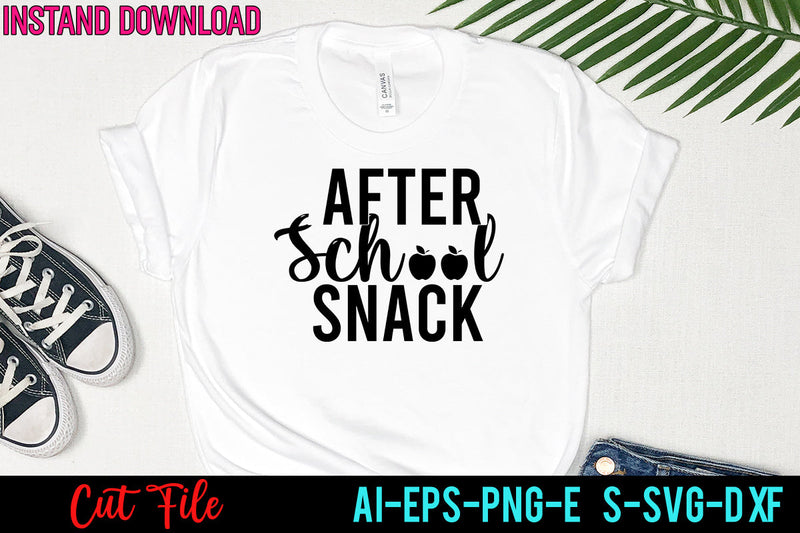 After School Snack SVG Cut File, Teacher SVG Bundle - So Fontsy