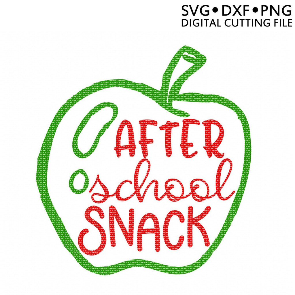 After School Snack SVG Design | So Fontsy