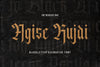Agise Rujdi - Blackletter Decorative Font - So Fontsy