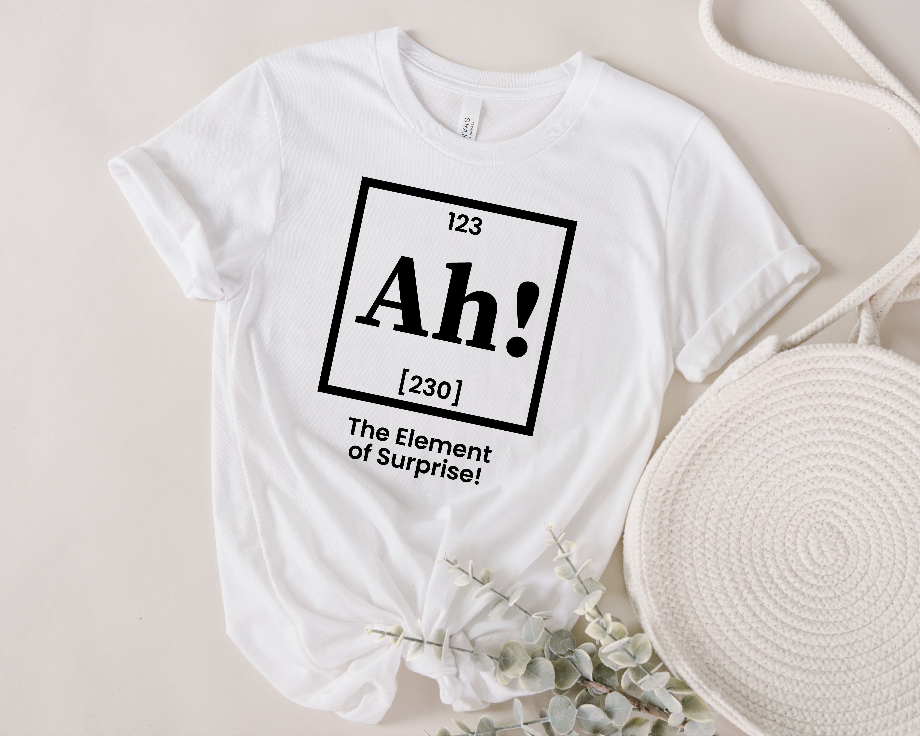 Ah Element of Surprise SVG, Periodic Table SVG, Funny Chemistry SVG, Ah ...