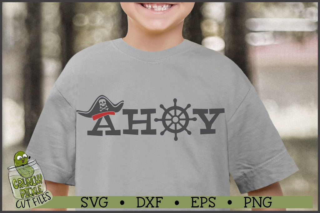 Ahoy Pirate SVG File - So Fontsy