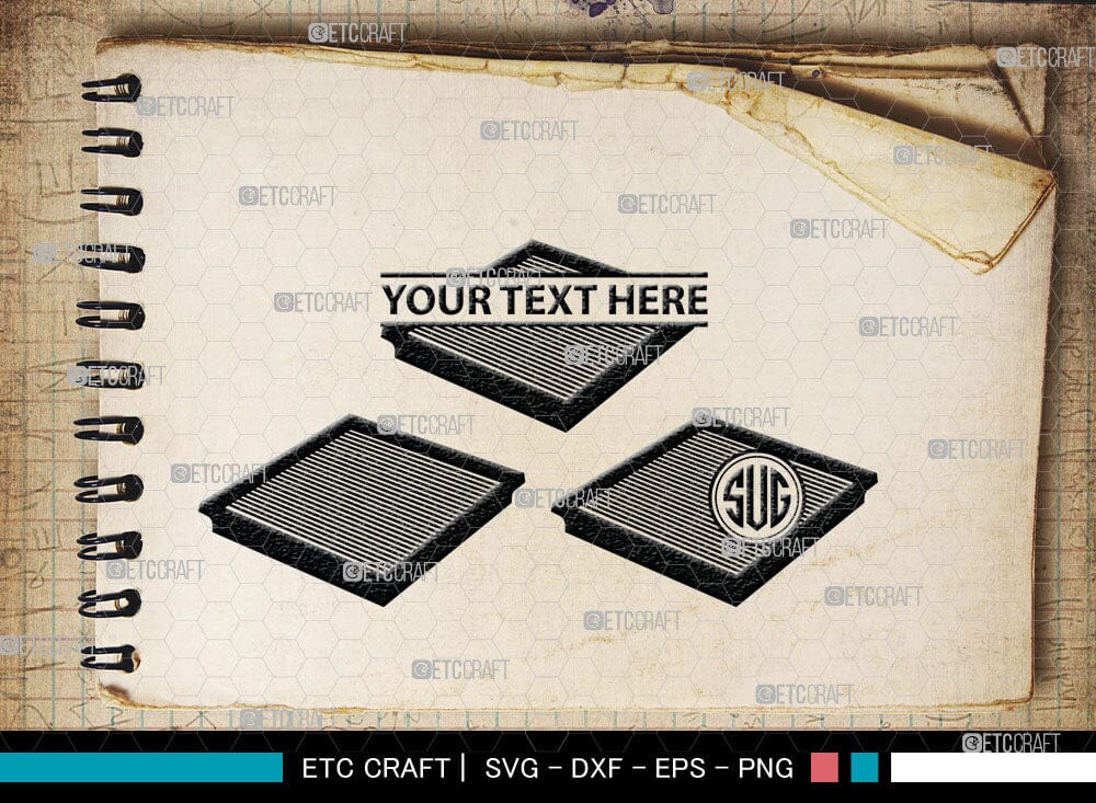 Air Filter Monogram, Air Filter Silhouette, Air Filter, Car Air Filter ...