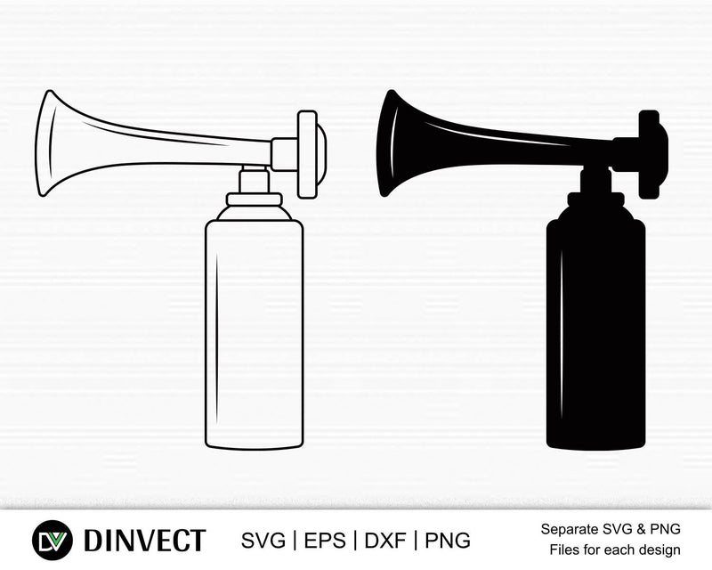 Air Horn SVG, Air Horn Vector, Air Horn Clipart, Air Horn Air Horn ...