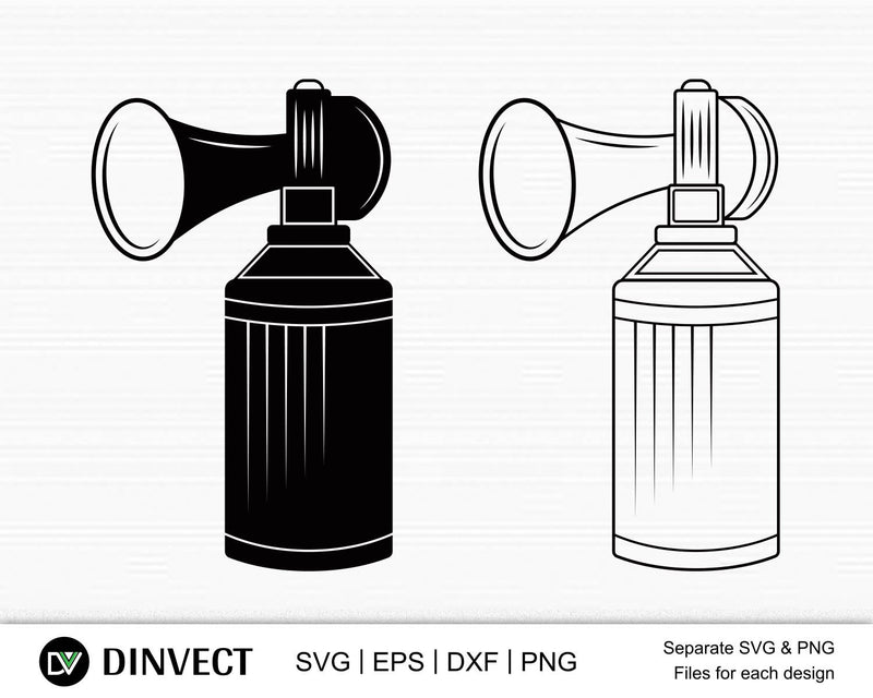 Air Horn SVG, Air Horn Vector, Air Horn Clipart, Air Horn Air Horn ...