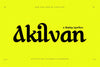 Akilvan Typeface - So Fontsy
