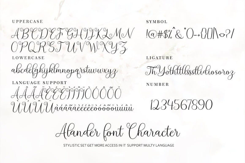 Alander script - So Fontsy