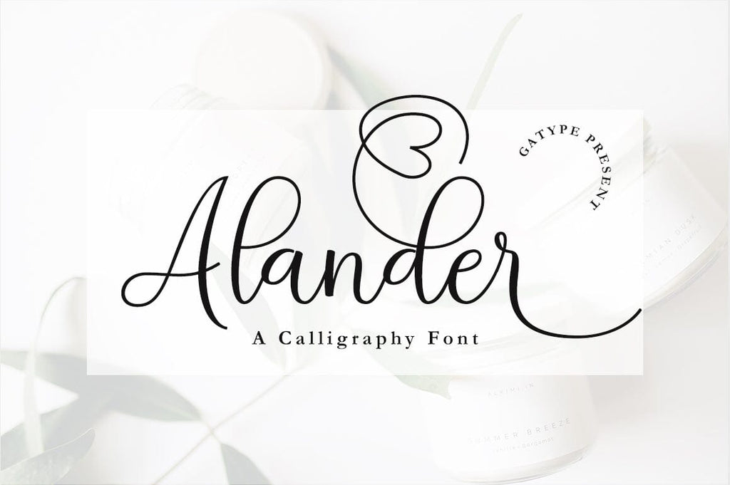 Alander script - So Fontsy