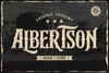 Albertson - Vintage Font - So Fontsy