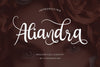 Aliandra Beautiful Font - So Fontsy