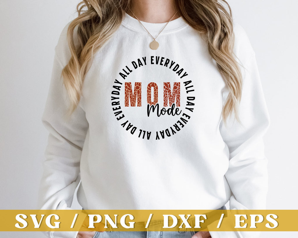 All day everyday mom life, mom svg - So Fontsy