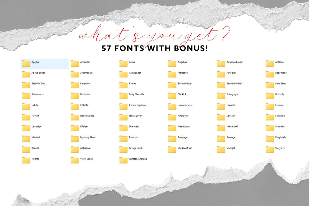 All In One Script Font Big Bundle - So Fontsy