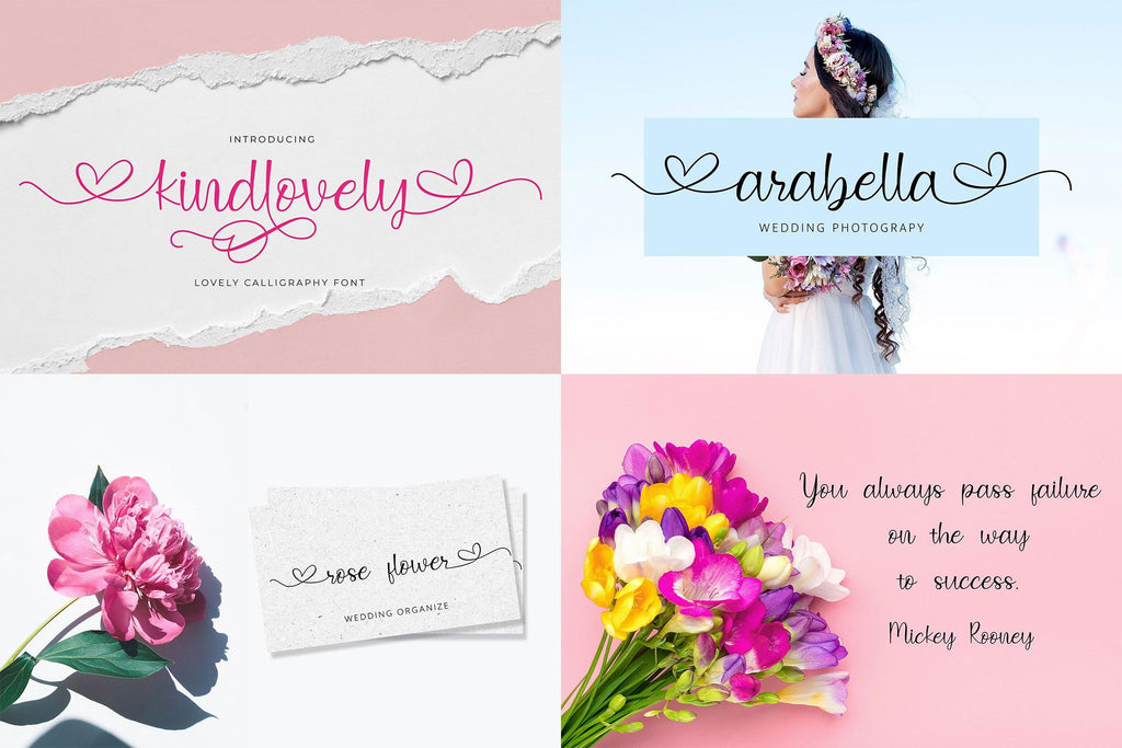 All In One Script Font Big Bundle - So Fontsy