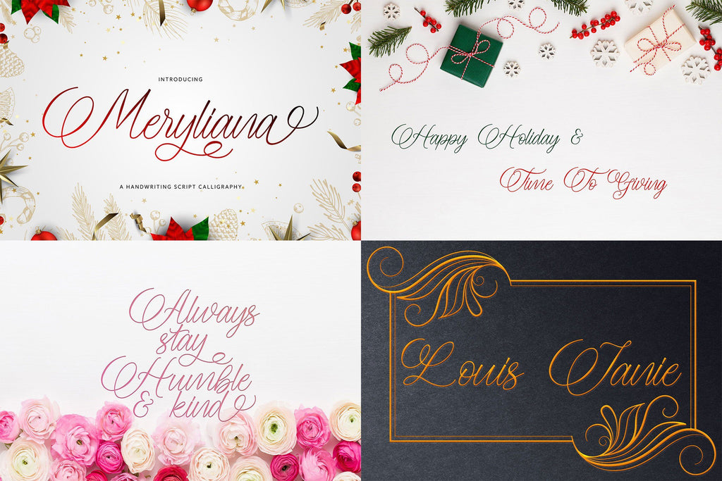 All In One Script Font Big Bundle - So Fontsy