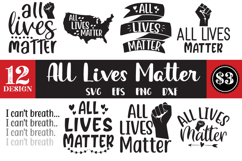 All lives matter Bundle - So Fontsy