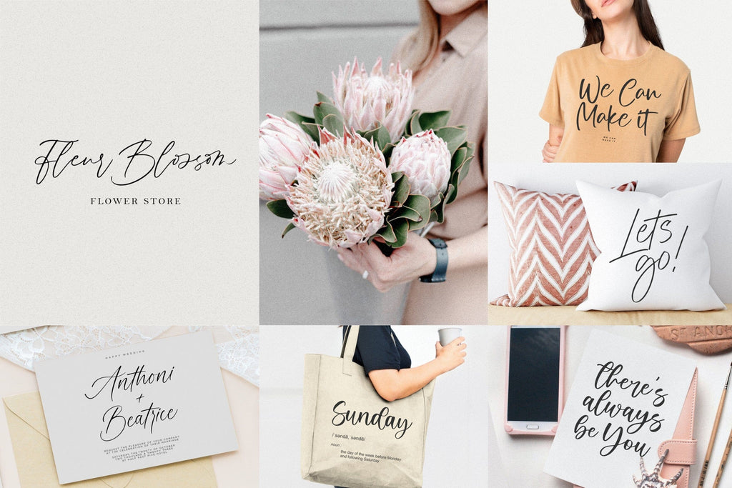 All New Fonts! 50 Font Bundle - So Fontsy