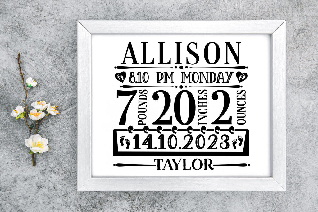 Allison 8 10 pm monday SVG Design - So Fontsy