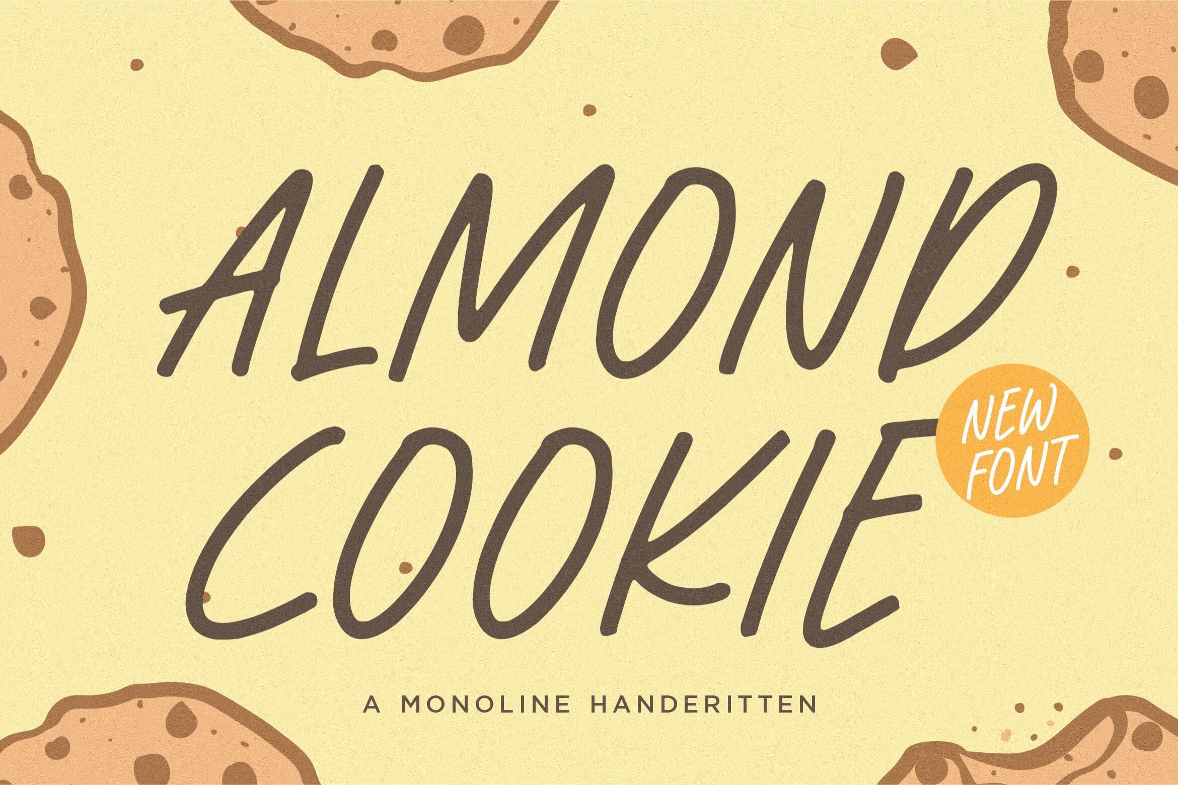 Almond Cookie Font - So Fontsy