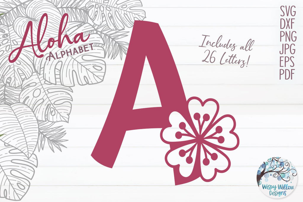 Aloha Alphabet SVG Bundle - So Fontsy