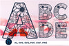 alphabet a-z laser/paper cut svg bundle - So Fontsy