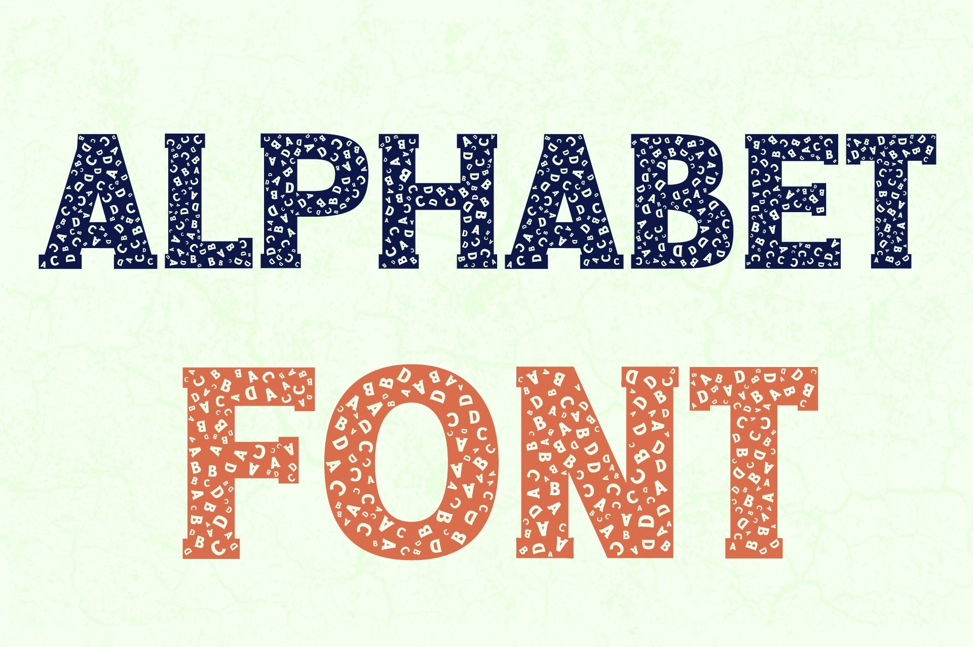 Alphabet and Letters Font - So Fontsy