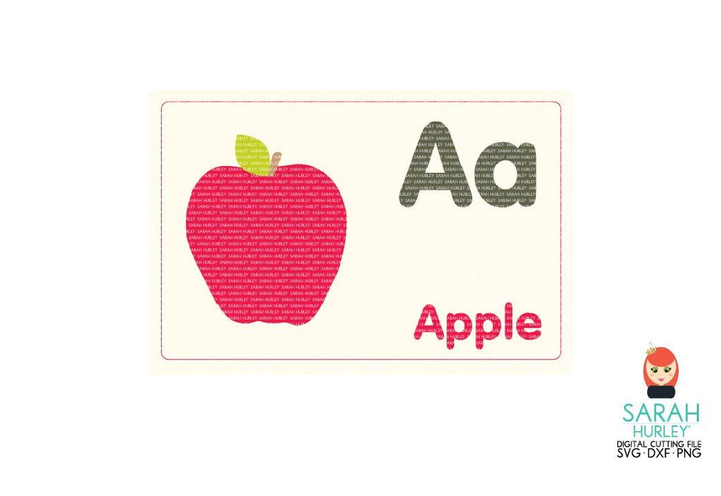 Alphabet Flashcard - So Fontsy
