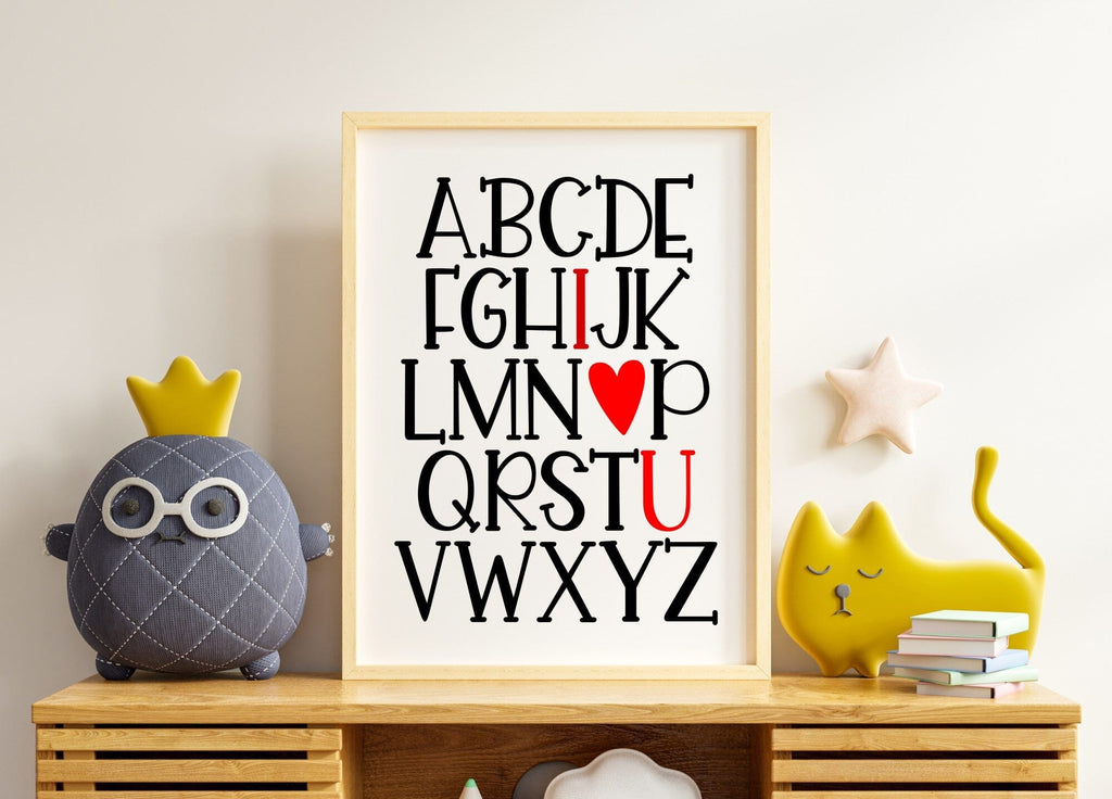 Alphabet I Love You - So Fontsy