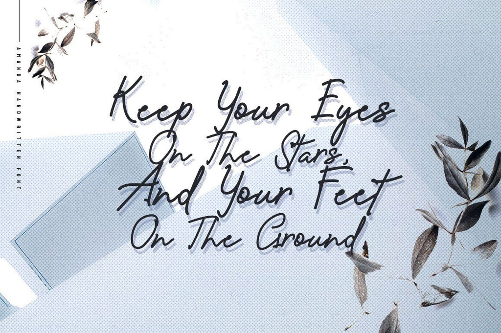 Amanda - Signature Monoline Font - So Fontsy