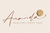 Amanda - Signature Cursive Font - So Fontsy