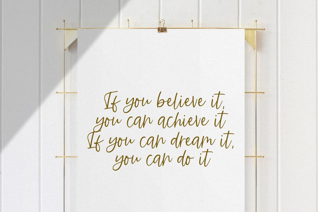 Ambition - Handwritten Script Font - So Fontsy