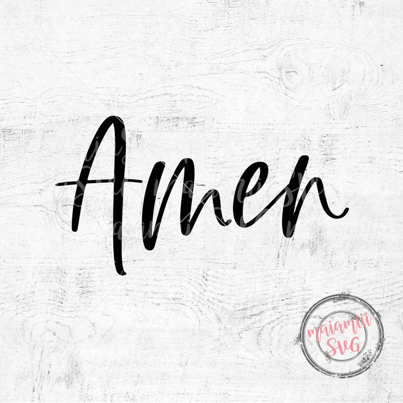 Amen Svg, Religious Svg, Christian Svg, Scripture Svg, Positive Svg ...