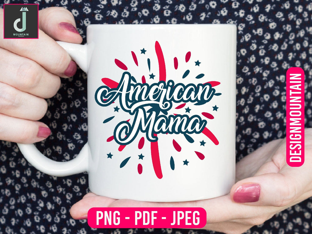 America mama png design - So Fontsy