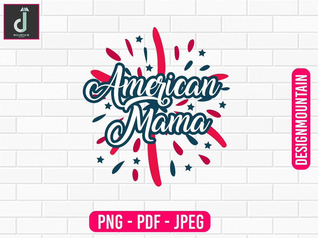 America mama png design - So Fontsy