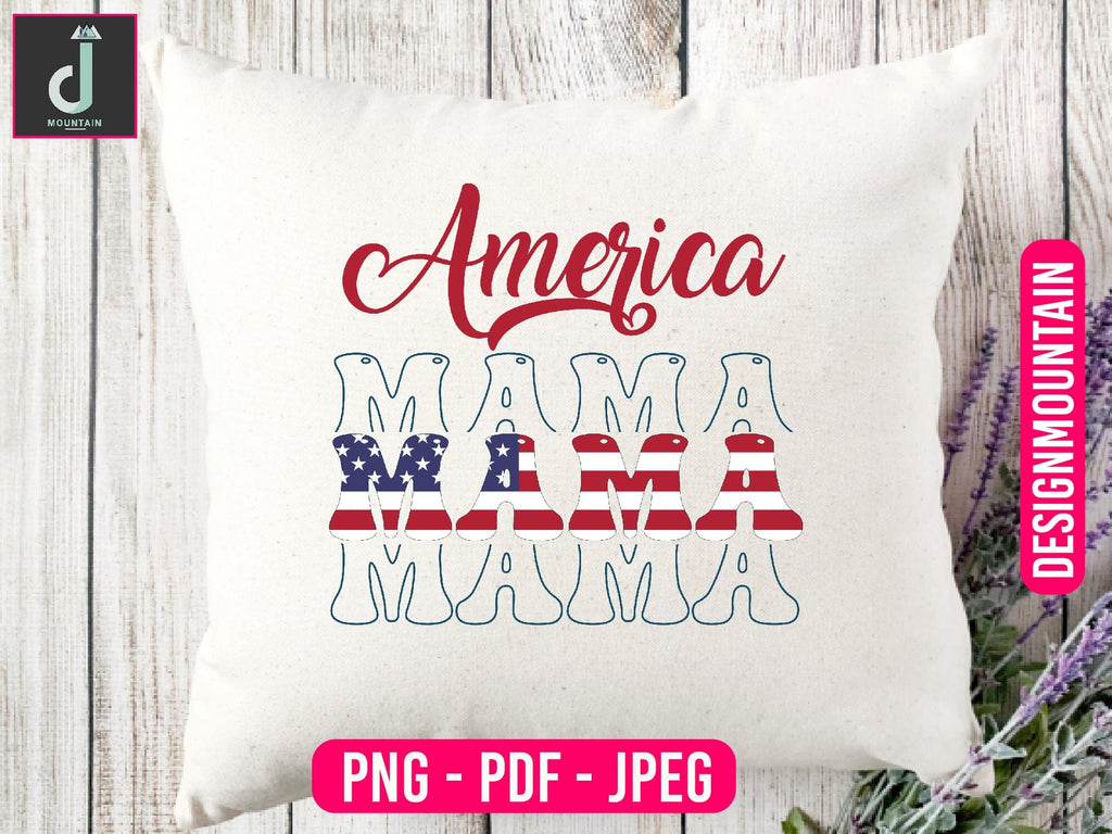 America mama Png design - So Fontsy