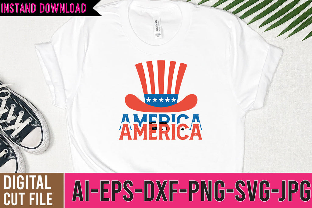 America SVG Design ,America SVG Cut File - So Fontsy