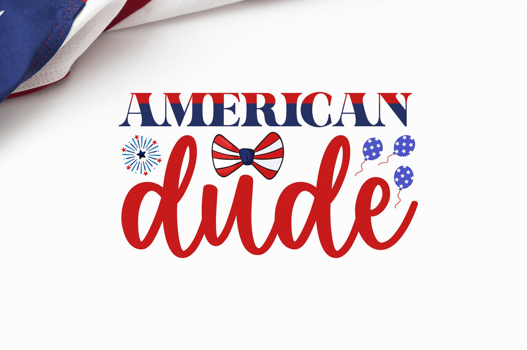 American dude SVG - So Fontsy