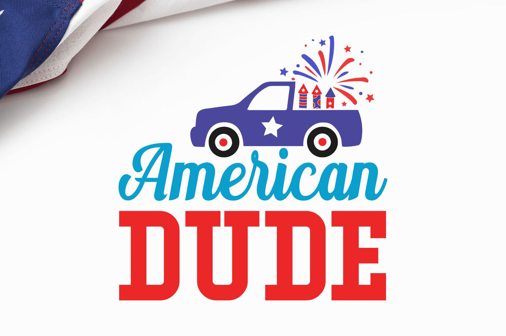 American dude SVG - So Fontsy