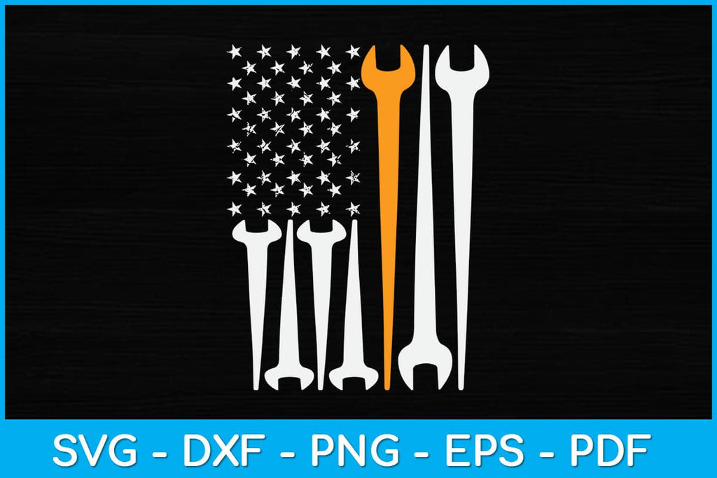 American Flag Ironworker Funny Svg Design Cutting File - So Fontsy