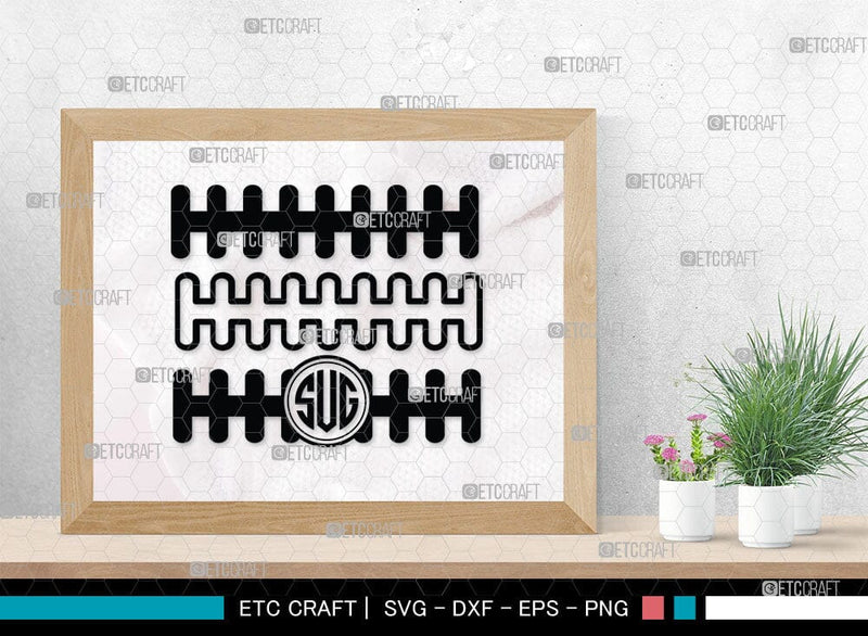 American Football Monogram, American Football Silhouette, American ...